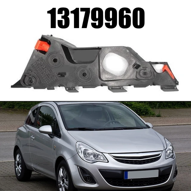 FOR VAUXHALL CORSA D Front Bumper Left Wing Bracket for Model Years ...