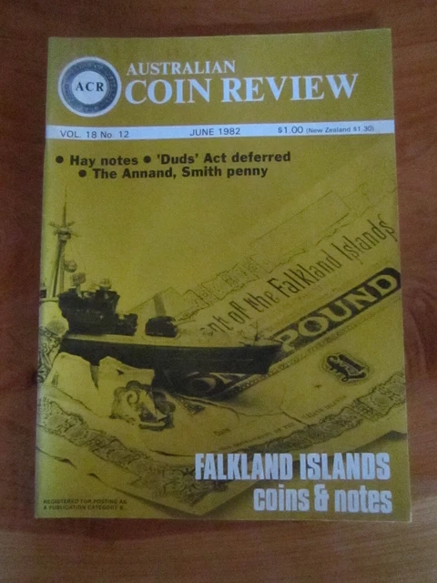 MAGAZINE AUSTRALIAN COIN Review June 1982 Vol. 18 No. 12 *Great* Must ...
