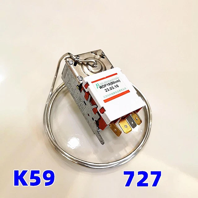 THERMOSTAT SWITCH K59 WDF19 Refrigerator Temperature Controller Sensor ...