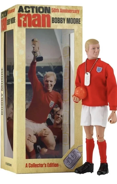 ACTION MAN BOXED 50th Anniversary Bobby Moore England Figure £79.00 ...