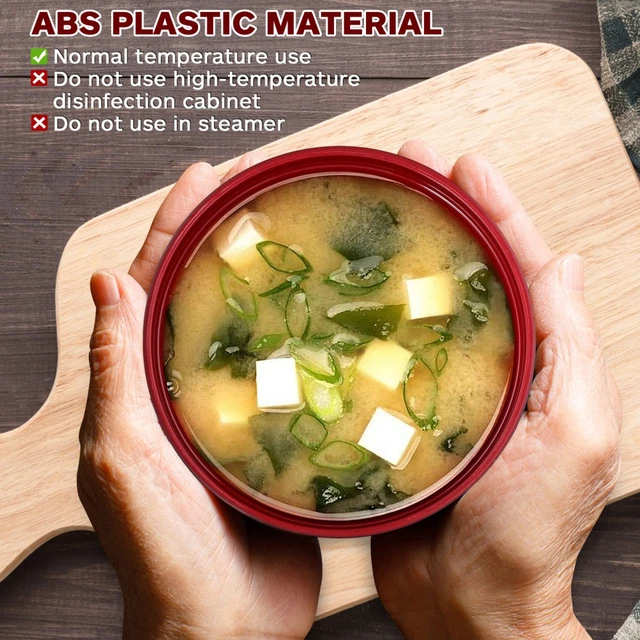 2 PCS JAPANESE Small Bowl Traditional Miso Soup Bowls with Lid Lids $27 ...