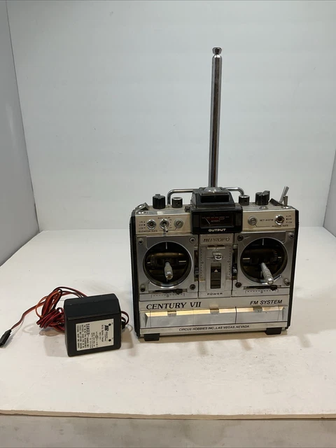 USED VINTAGE JR Propo Century Vii Fm R/C Radio Control Transmitter W/Charger $24.85 - PicClick CA