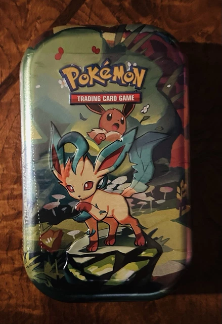 POKEMON TCG: PRISMATIC Evolutions Mini Tin Leafeon Artwork Factory ...