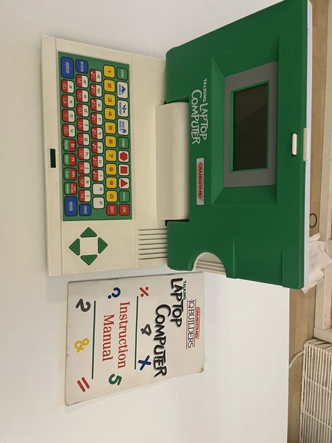 KIDS VTECH GRANDSTAND IQ Builders Talking Laptop Computer Working ...