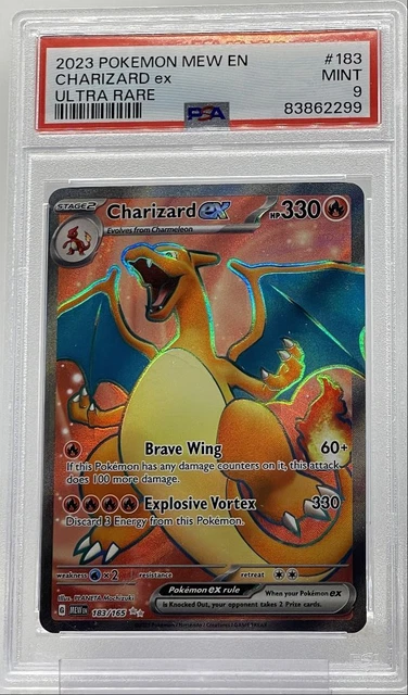 CHARIZARD EX 2023 Pokemon Tcg Mew 151 Ultra Rare Psa 9 Q0847 EUR 11,49 ...