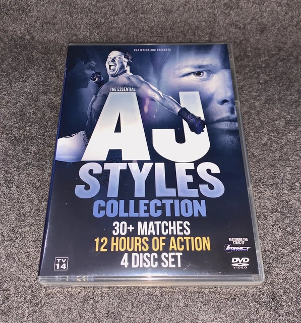THE ESSENTIAL AJ Styles Collection - TNA Impact Wrestling - 4 Disc DVD ...