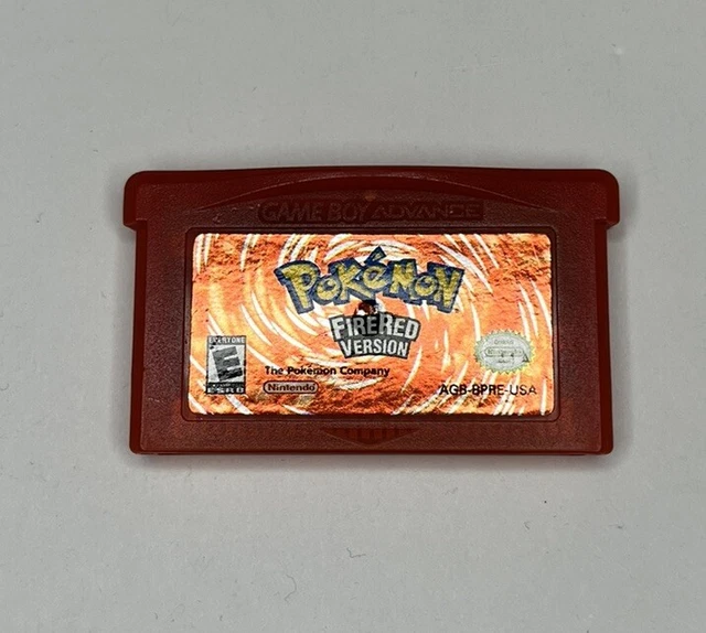 POKEMON FIRE RED (Nintendo Game Boy Advance GBA) Authentic + Tested ...