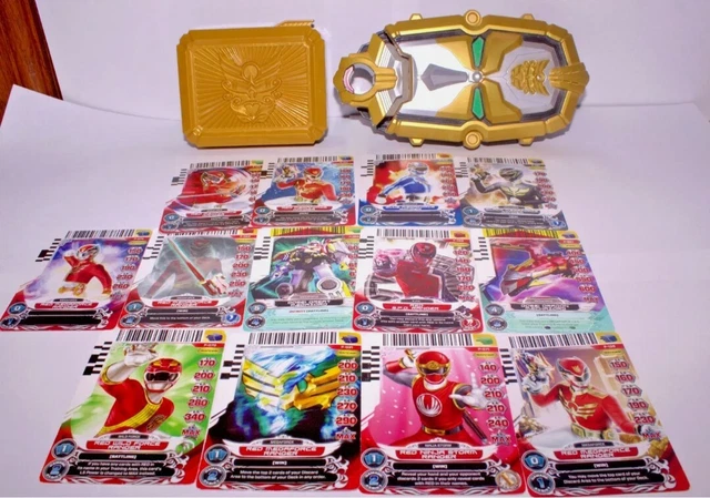 POWER RANGERS MEGAFORCE Morpher, Goseiger, 13 Cards and Card belt holst ...