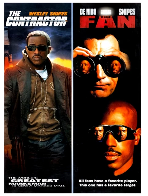 THE CONTRACTOR/THE FAN Double Feature DVD New Wesley Snipes $14.96 ...