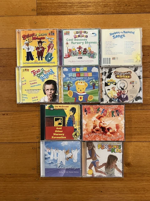 10 X CHILDREN’S Music CDS Bundle Including ABC For Kids, The Wiggles ...