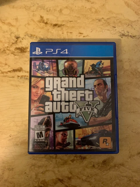 GRAND THEFT AUTO V (Sony PlayStation 4, 2014) disque et étui EUR 15,36 ...