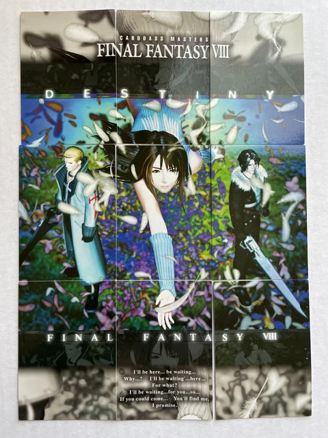 FINAL FANTASY 8 VIII Triple Triad Visual Cards 1-9 Checklist ...