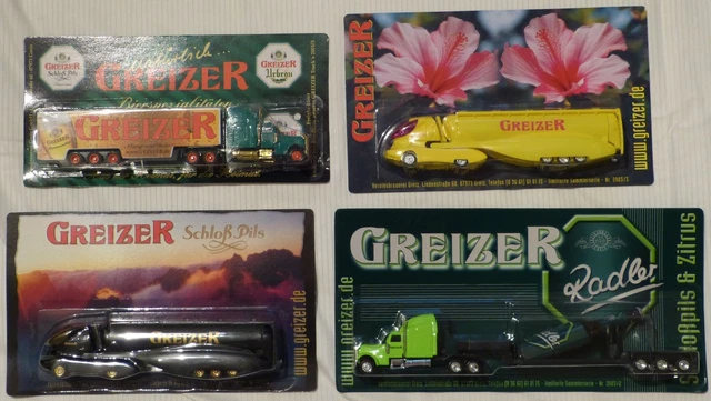BIER TRUCKS, BIER LKW, Mini Trucks Greizer, Werbe Artikel, 1:87 H0 EUR ...
