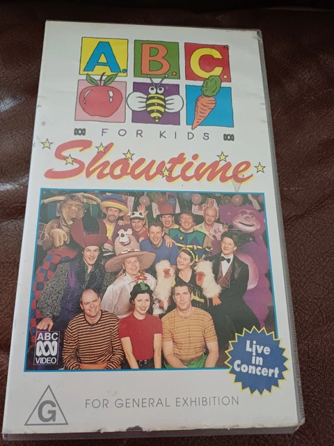 ABC FOR KIDS Showtime Vhs Cassette $10.00 - PicClick AU