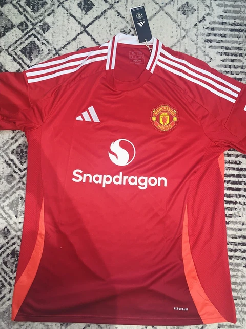 MANCHESTER UNITED HOME Shirt 2024/25 Mainoo #37 £60.00 - PicClick UK