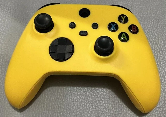 MICROSOFT XBOX SERIES S/X Wireless Controller - Custom Yellow/black £34 ...