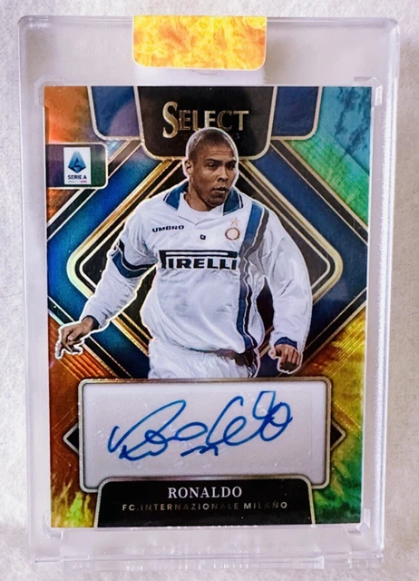 2023 SELECT SERIE A Ronaldo Nazairo R9 Tie Dye Auto 14/15 F.C. Inter ...