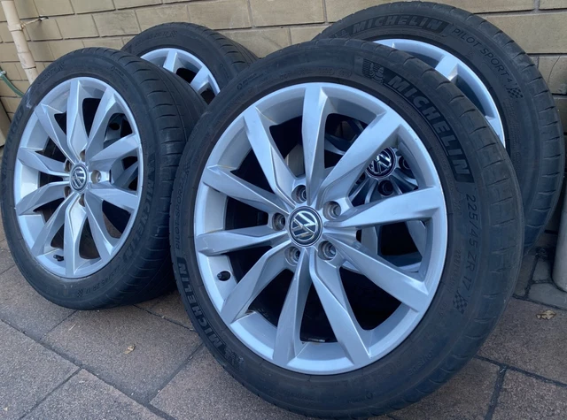 GENUINE VOLKSWAGEN GOLF 17" MK5 MK6 MK7 Wheels Rims Tyres Suits CADDY ...