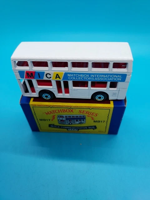 MATCHBOX MB17 (1987) MICA Commerative Bus.( LEYLAND TITAN BUS). £29.95 ...