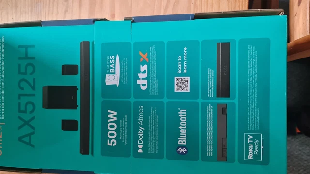 HISENSE AX5125H WIRELESS 5.1.2 soundbar brand new in unopened box £182. ...