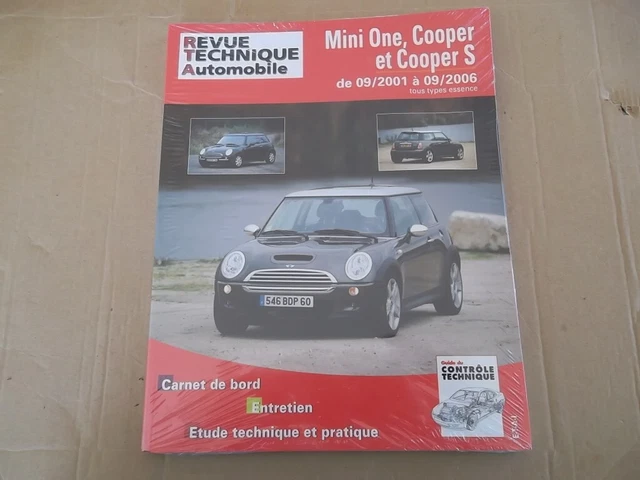 REVUE TECHNIQUE MINI One - Cooper - Cooper S Tous Types Essence Phase 1 ...