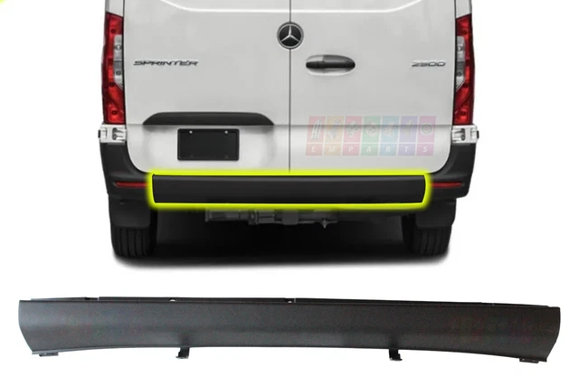 FOR MERCEDES SPRINTER Rear Bumper Centre LWB No Sensor Holes W907 W910 ...