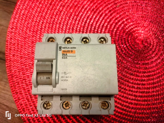 INTERRUPTEUR NON AUTOMATIQUE INA 4p 63a 400v MERLIN GERIN Réf 15173 EUR 20,00 - PicClick FR