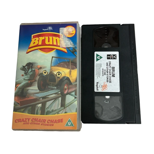 BRUM CRAZY CHAIR Chase And Other Stories VHS 2003 Children’s Kids £13. ...