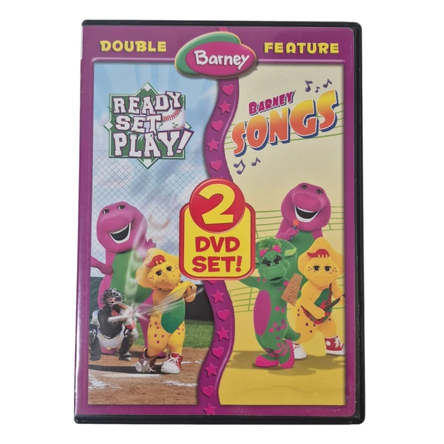 BARNEY READY SET Play Barney Songs DVD 2 Disc Kids Collection $14.95 ...