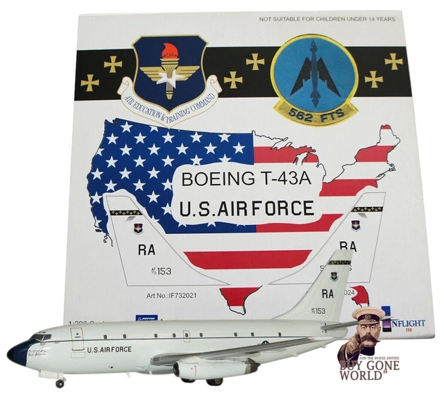 B737 (T-43A) USAF Spirit Of San Antonio Af73-1153 - Inflight 200 ...