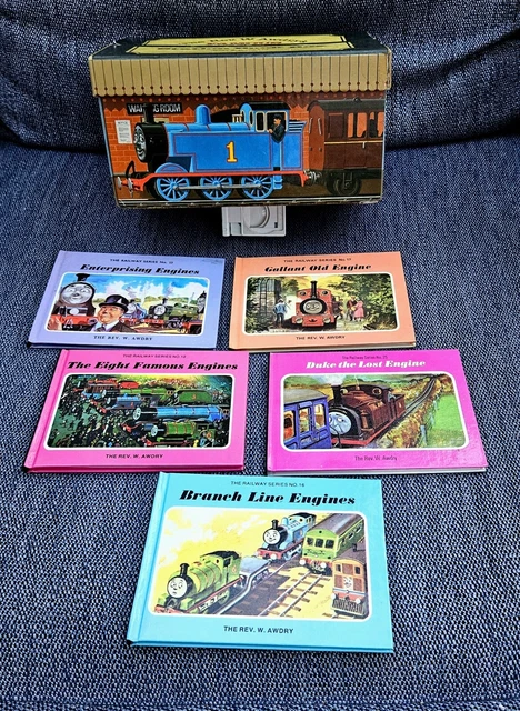 THOMAS THE TANK Engine Railway Series Station Book Box 1989 & 5 Books EUR 6,98 - PicClick IT