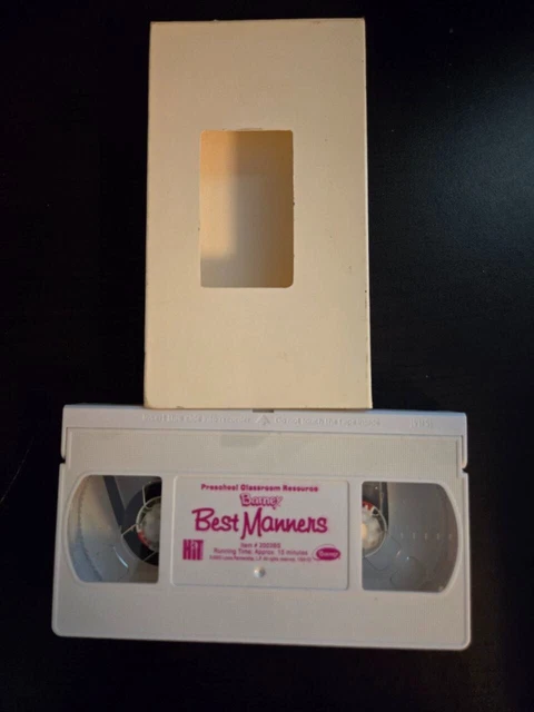PRESCHOOL CLASSROOM RESOURCE EDITION Barney Best Manners Dinosaur VHS ...