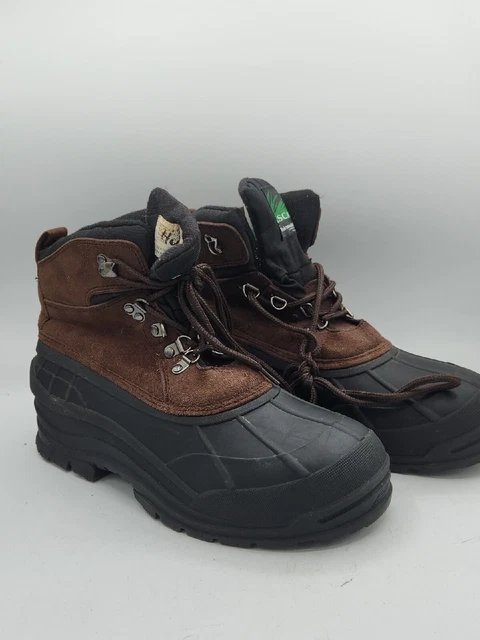 ITASCA ICE BREAKER Insulated Boots 642900 Men’s Size10 Brown Thinsulate ...