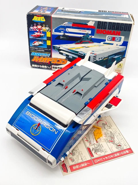 BIOMAN BIG SCALE Bio Dragon DX Bandai 1984 MIB (ref.02) EUR 900,00 ...