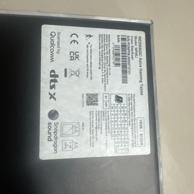 REDMAGIC ASTRA GAMING Tablet OLED, 512GB 16gb Ram Red Magic £465.70 ...