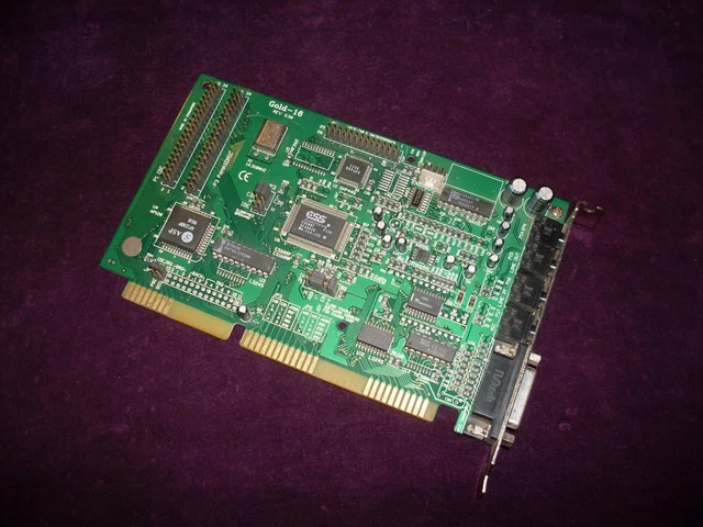 VINTAGE GOLD-16 ESS Audiodrive ES688F 16 bit ISA Sound Card £19.00 ...