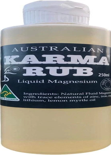 KARMA RUB PURE Magnesium Oil 250 Ml $40.11 - PicClick AU