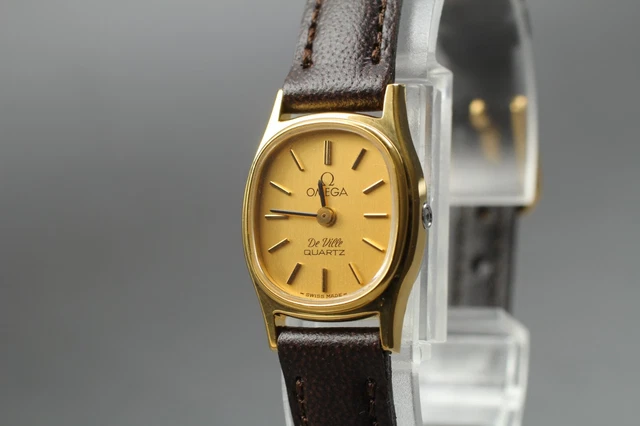 [EN NEUF] MONTRE Femme Vintage Omega DeVille Cal 1350 Or Quartz du ...
