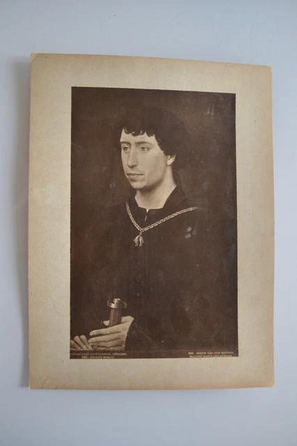 ANCIENNE PHOTO ALBUMINE vers 1880 de tableau ancien Roger Van Der Weyden EUR 9,90 - PicClick FR