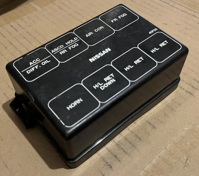 NISSAN S13 RELAY Fuse Box Lid 180sx 240sx 200sx Onevia Ca18det St20det ...