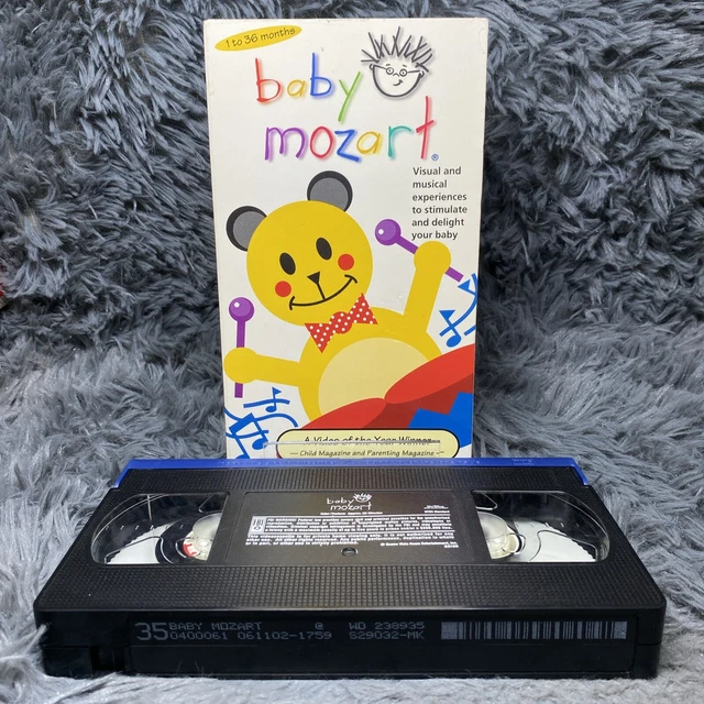 BABY EINSTEIN BABY Mozart Visual Musical Baby 1-36 Months VHS Tape 1998 ...