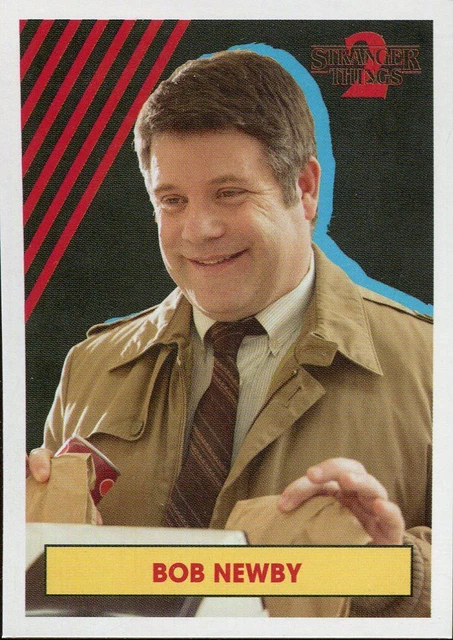 STRANGER THINGS SEASON 2 Character Sticker Chase Card CS-13 Bob Newby £ ...