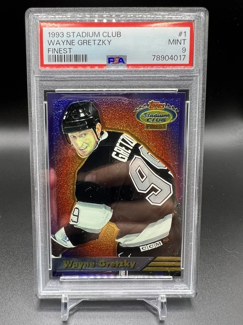 1993-94 TOPPS FINEST Stadium Club Wayne Gretzky PSA 9 Los Angeles Kings ... 1993-94 TOPPS FINEST Stadium Club Wayne Gretzky PSA 9 Los Angeles Kings ...