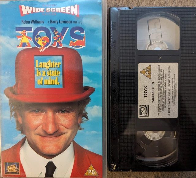 TOYS VHS VIDEO PAL *Sealed* Wide-screen Robin Williams £19.99 - PicClick UK