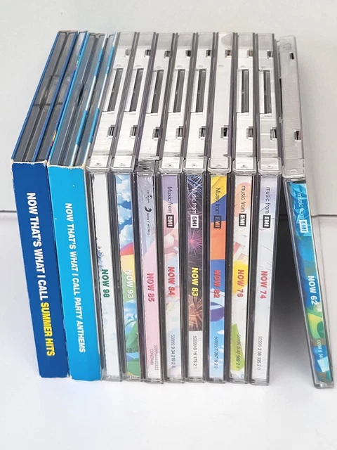 NOW THAT'S WHAT You Call Music CD's x 11 (62,74,76,82,83,84,85,93,98 ...