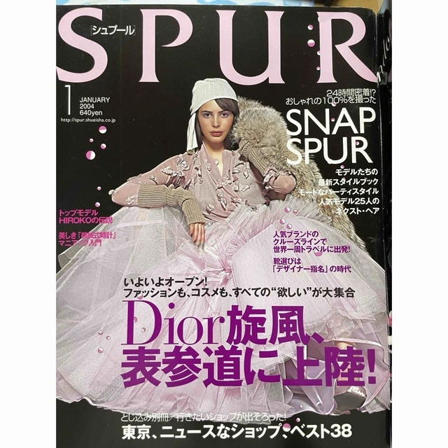 SPUR 2004 MODÈLE snap John Galliano Dior Matsumoto Hiroko EUR 48,06 - PicClick FR