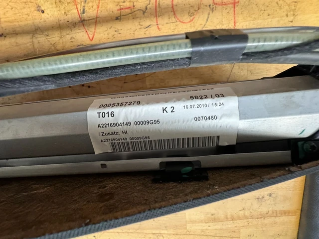 MERCEDES W221 S-KLA. Mopf A2216904149 A2216900849 Rollo Heckrollo EUR ...