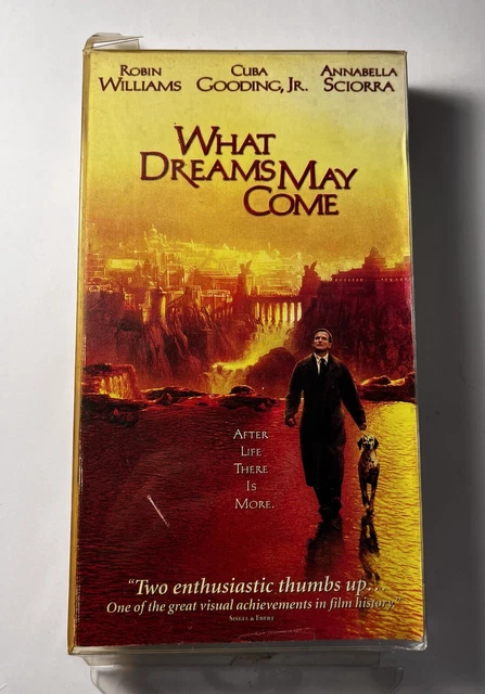 WHAT DREAMS MAY Come (VHS, 1999) [FORMER RENTAL] Robin Williams Film £1 ...