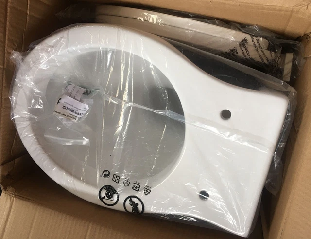 TOILET - BACK to Wall White New in box £26.70 - PicClick UK