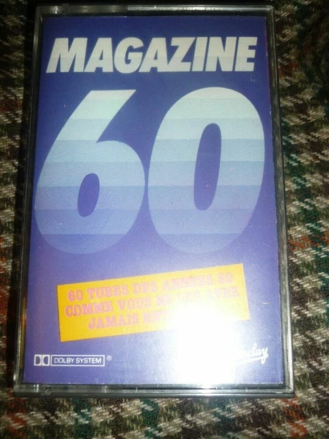 MAGAZINE 60: 60 tubes des années 60/ Cassette Audio-K7 Barclay 300 178 ...